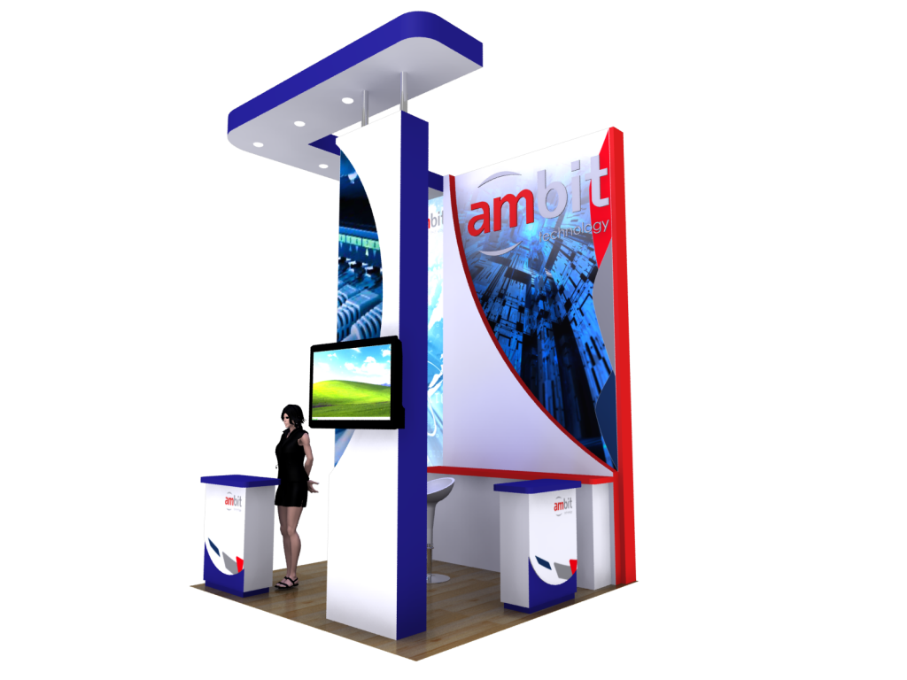 Ambit Stand Custom 3X3 Cabecera – Stands Center