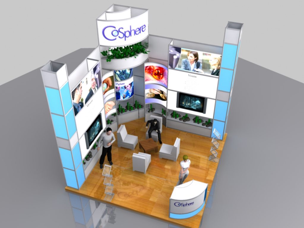 Cosphere Stand Sistema 6X6 Esquina – Stands Center