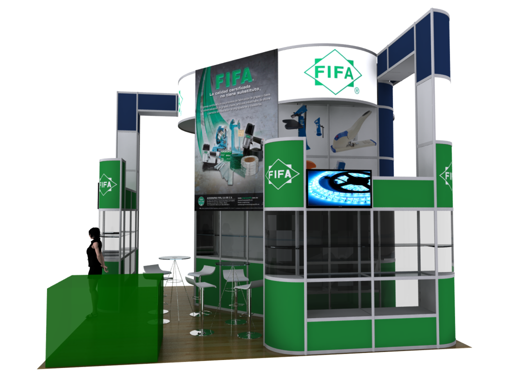 Fifa Stand Sistema 6X6 Isla – Stands Center
