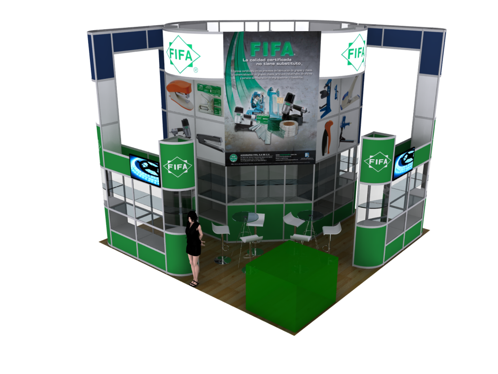 Fifa Stand Sistema 6X6 Isla – Stands Center