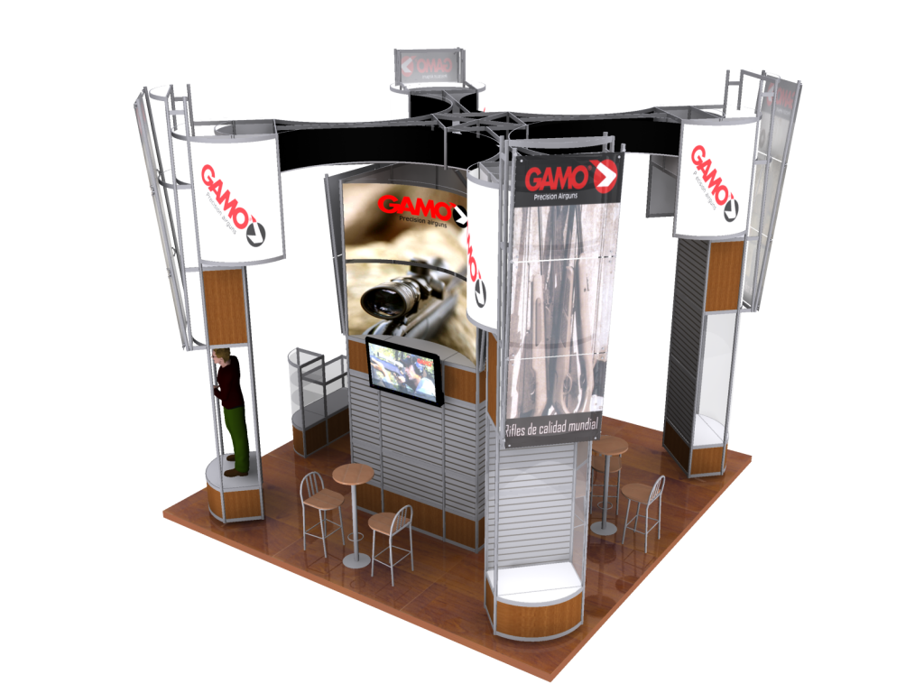 Gamo Stand Sistema 6X6 Isla – Stands Center