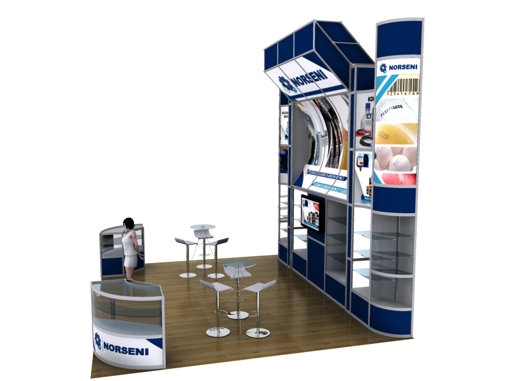 Norseni Stand Sistema 6X6 Cabecera – Stands Center