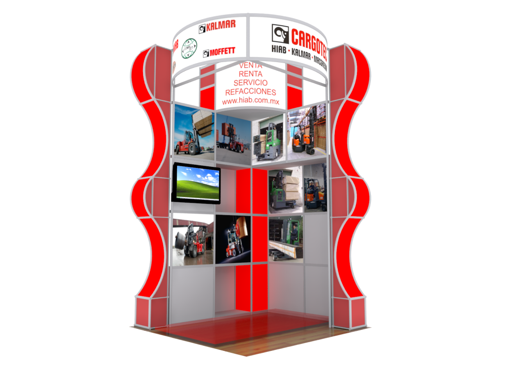 Cargotec Stand Sistema 3X3 Esquina – Stands Center