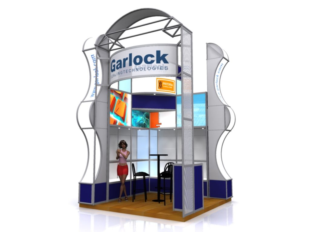 Garlock Stand Sistema 3X3 Esquina – Stands Center