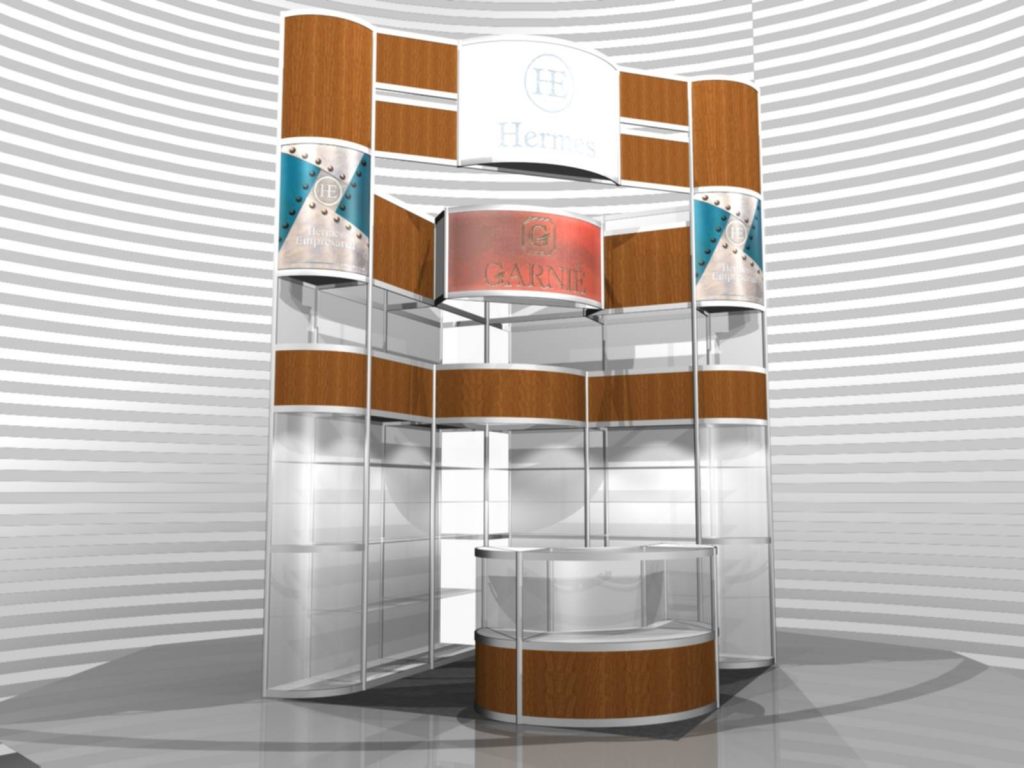 Hermes Stand Sistema 3X3 Esquina – Stands Center