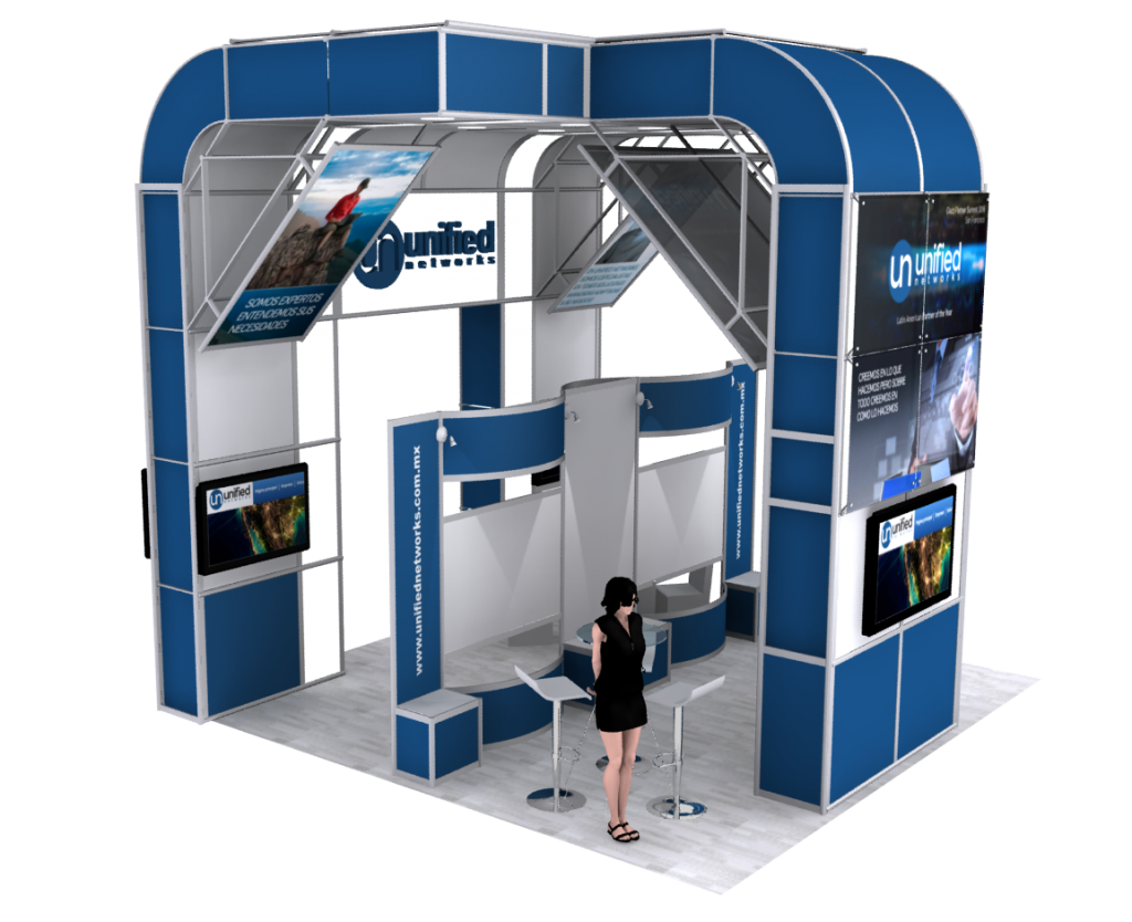 Unified Stand Sistema 6X6 Isla – Stands Center