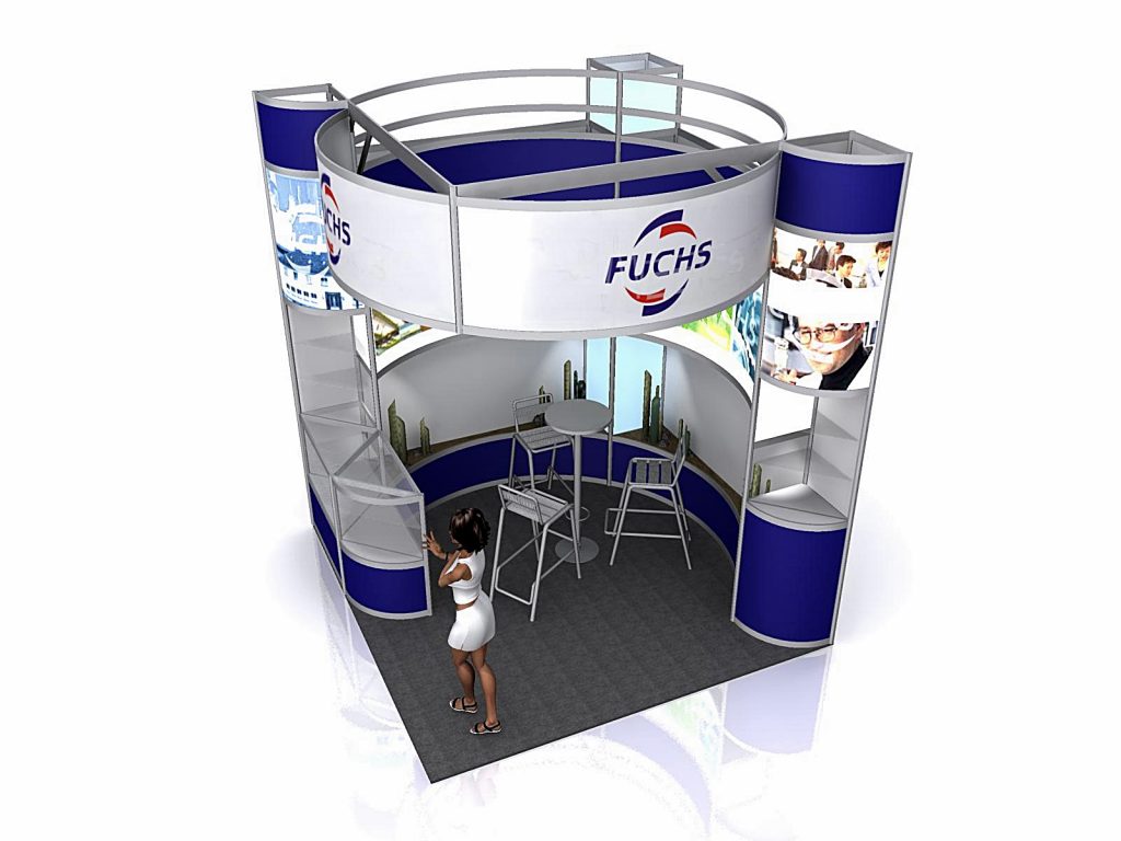 Fuchs Stand Sistema 3X3 Esquina – Stands Center