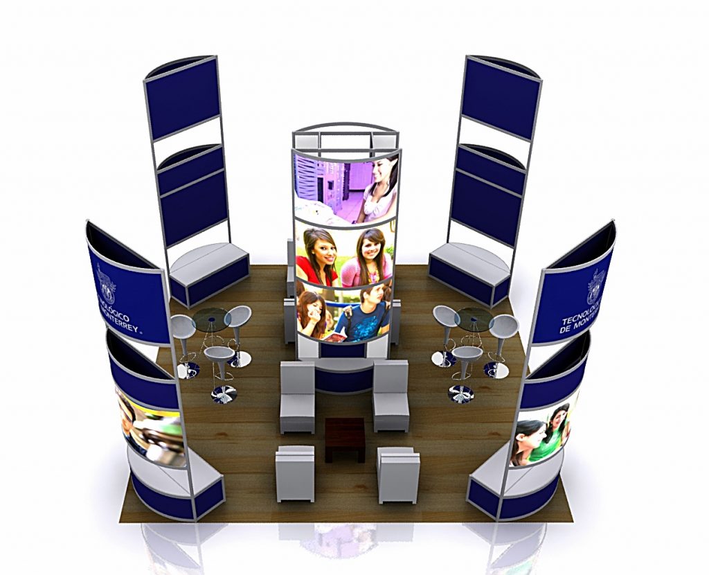 Tec De Monterrey Stand Sistema 6X6 Isla 4 – Stands Center