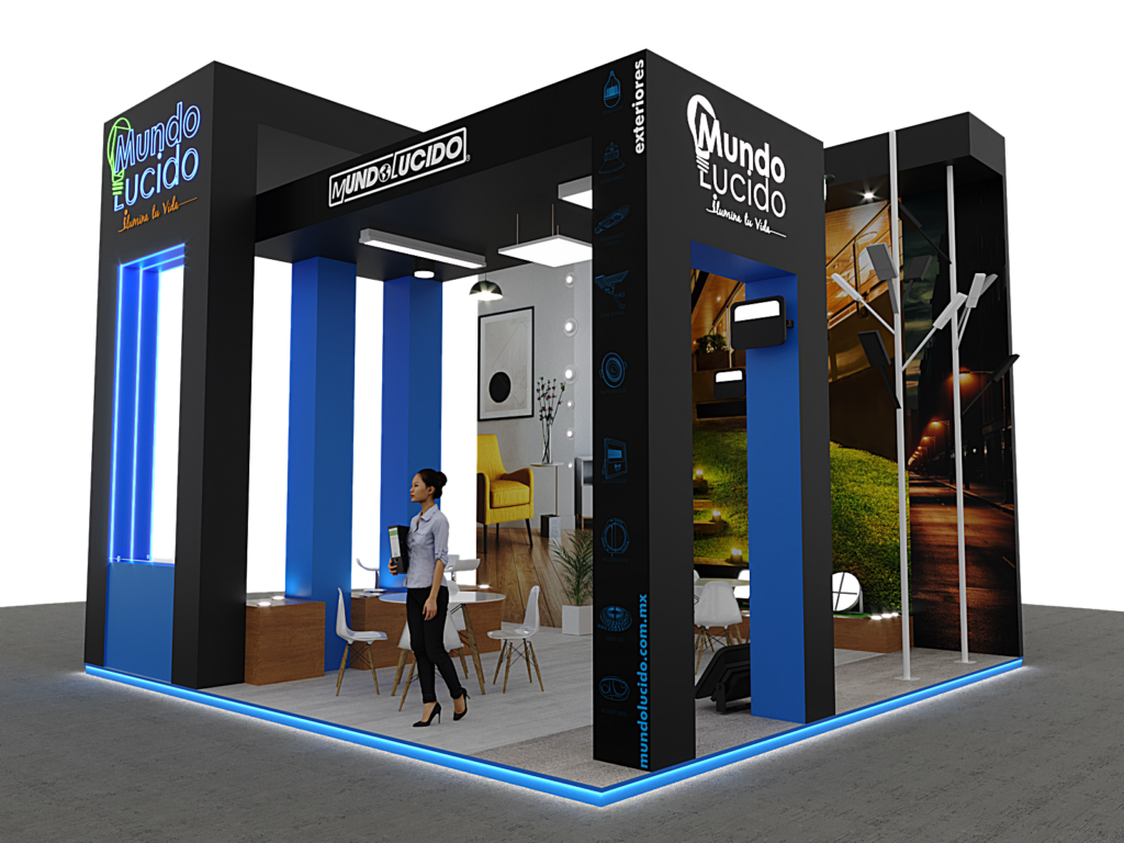 Mundo Lucido Stand Custom Dos 6X6 Cabecera – Stands Center